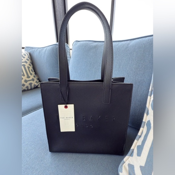 Ted Baker | Bags | Ted Baker Black Tote Bag | Poshmark